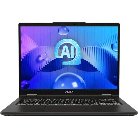 Ноутбук Msi Ноутбук Venture 14 AI A1MG-039XRU 14", 2.8K OLED 120Hz Core 5 125H(1.2ГГц), 16Гб DDR5, SSD 512Гб, Arc Graphics, DOS, Solid Gray (9S7-14Q221-039)