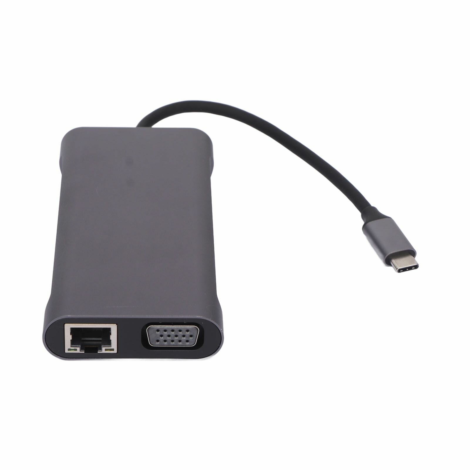 Док-станция Type-C 11-в-1, PD, USB3.0/2.0, HDMI/VGA, RJ45