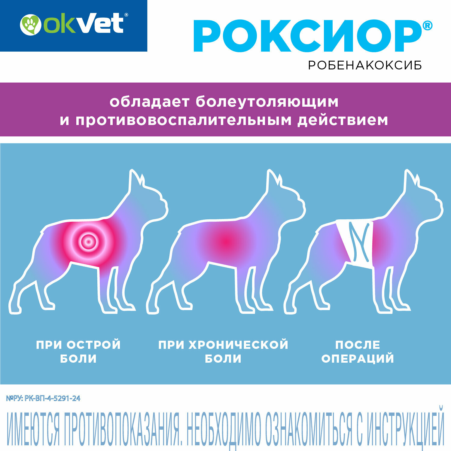 Роксиор обезболивающее для собак весом от 5 до 10 кг, 30 таб (робенакоксиб 10 мг/таб) — фото 1
