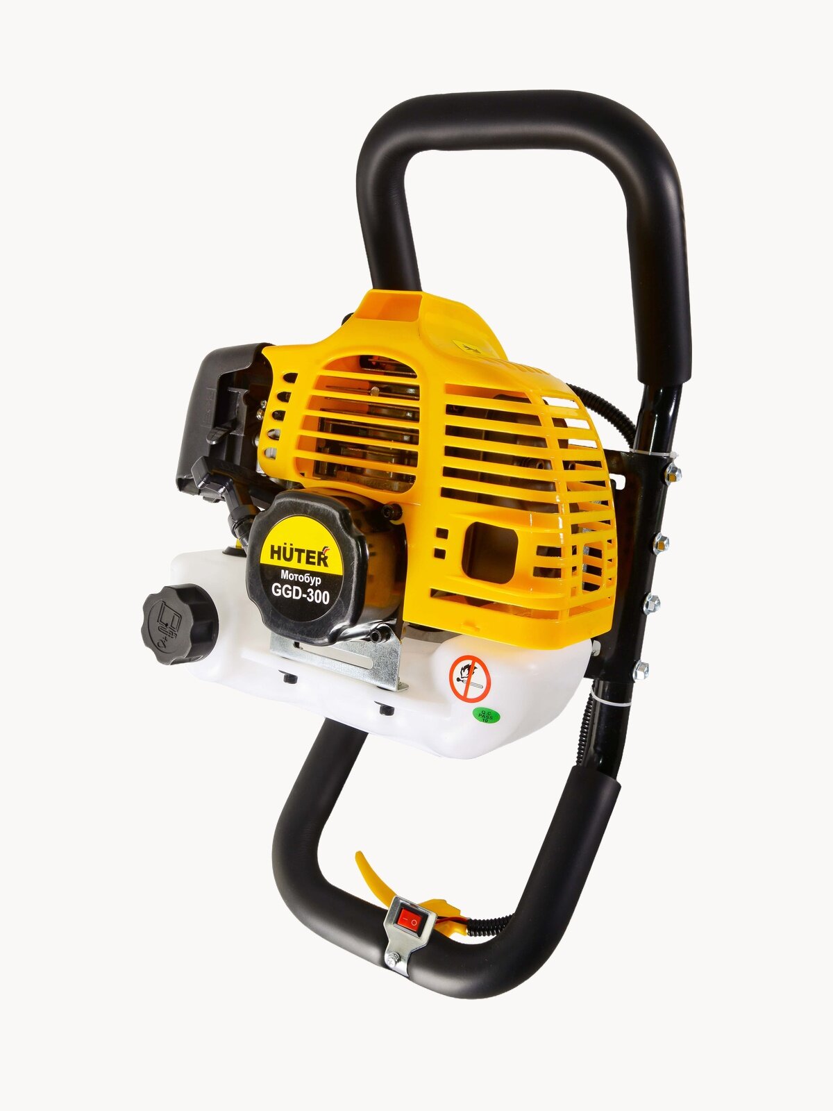 Мотобур Huter GGD-2.7/300 UltraB, бензиновый, 2 кВт, 1.25 л, 52 см3