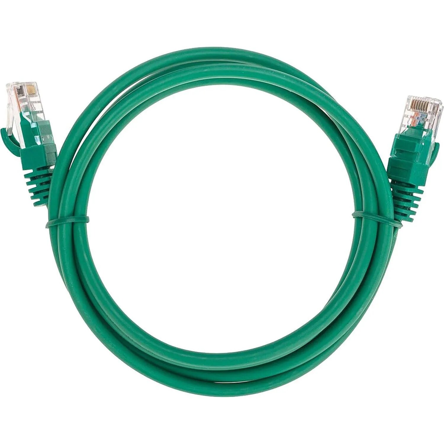 Патч-корд REXANT (02-0106-105) U/UTP, CAT 5e, 26AWG, LSZH, зеленый, 1.5м