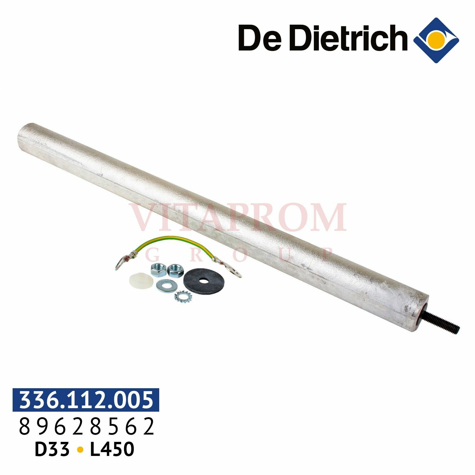 Анод De Dietrich 89628562 D33 L450 в сборе