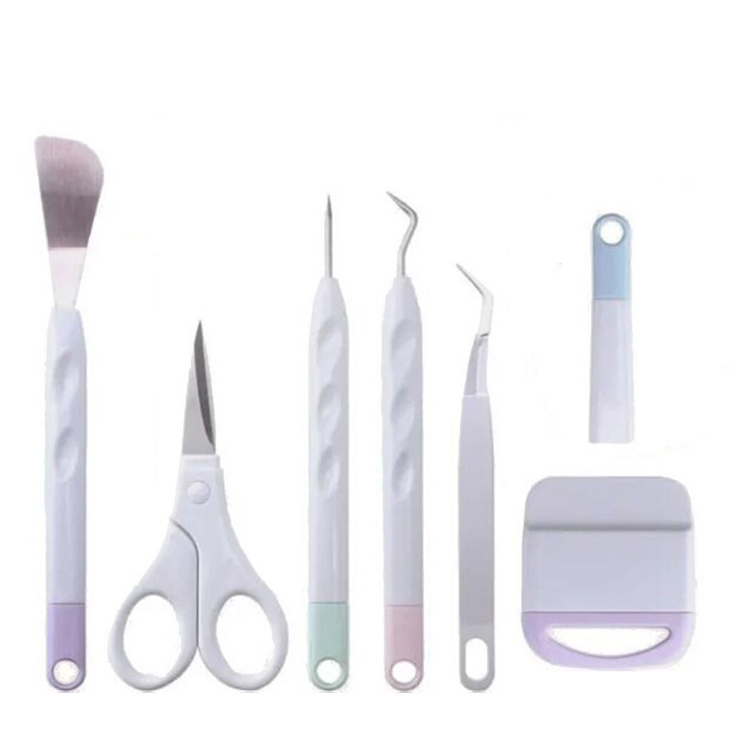 Набор Инструментов для Прополки Винилов Craft, 6шт Прецизионных Наборов Инструментов Для Винилов Craft, Наборы для Прополки Силуэтов Машин, Вырезающих Плоттер