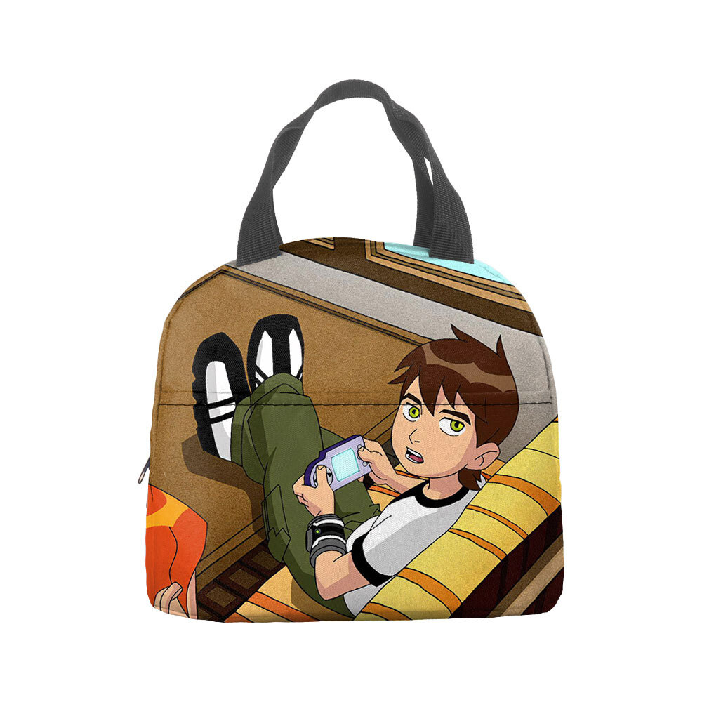 Сумка для обеда Young Hacker Earth Defender BEN10 Изолированная сумка Ланч-бокс Изолированная сумка Сумка для пикника на открытом воздухе