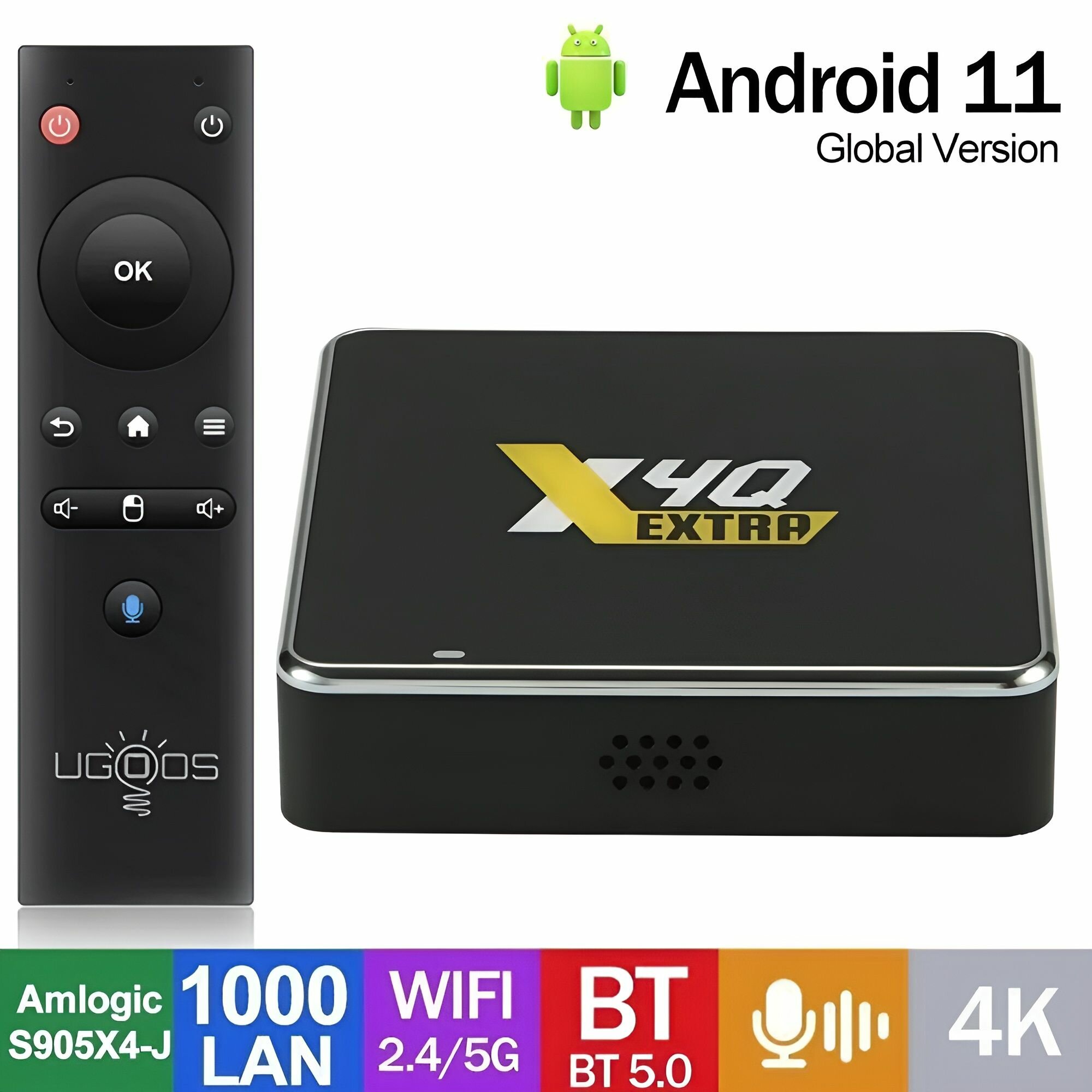 Смарт - телевизор Ugoos X4Q Extra, Караоке-система
