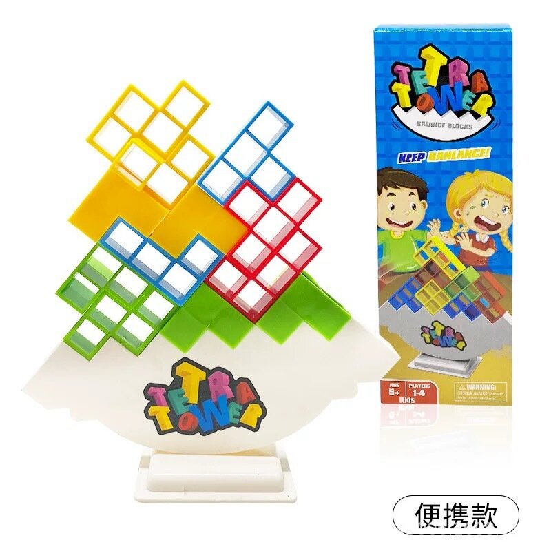 Douyin Balance Game Качающаяся игрушка Jenga Русские строительные блоки Jenga Детская вечеринка Настольная игра 2+