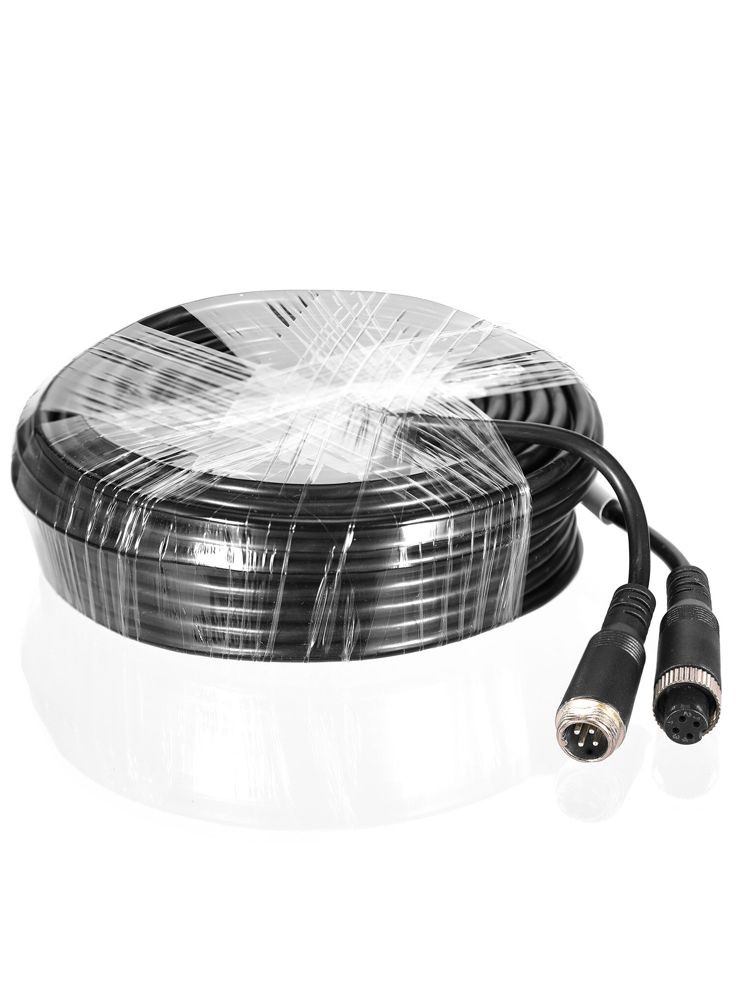 Водонепроницаемый кабель питания для автомобильной видеокамеры из чистой меди, 20 метров.