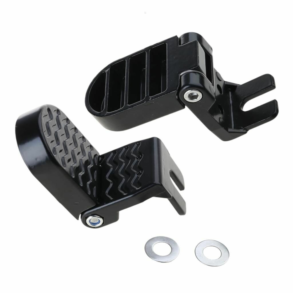 Антискользящая подножка для велосипеда, алюминиевый сплав, складная задняя педаль для электровелосипеда, - 10MM