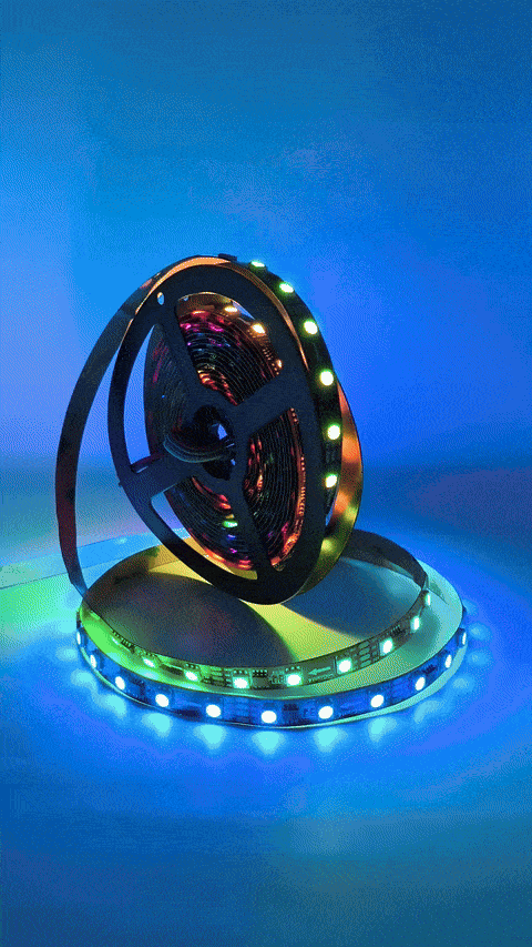 Адресная светодиодная лента WS2818 12V 60 led 1м