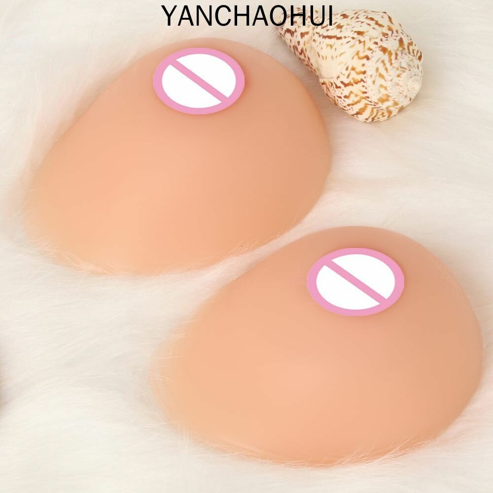 Накладная грудь из силикона, имитация женской груди из силикона/400g