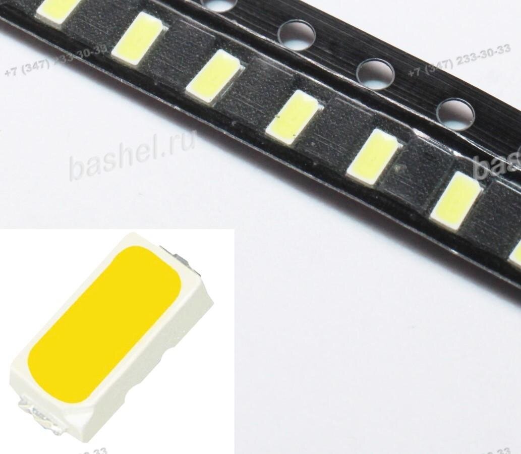 LED chip 3014WC-6000K-12Lm 0.1W, 3.5V, 30mA White, Светодиод