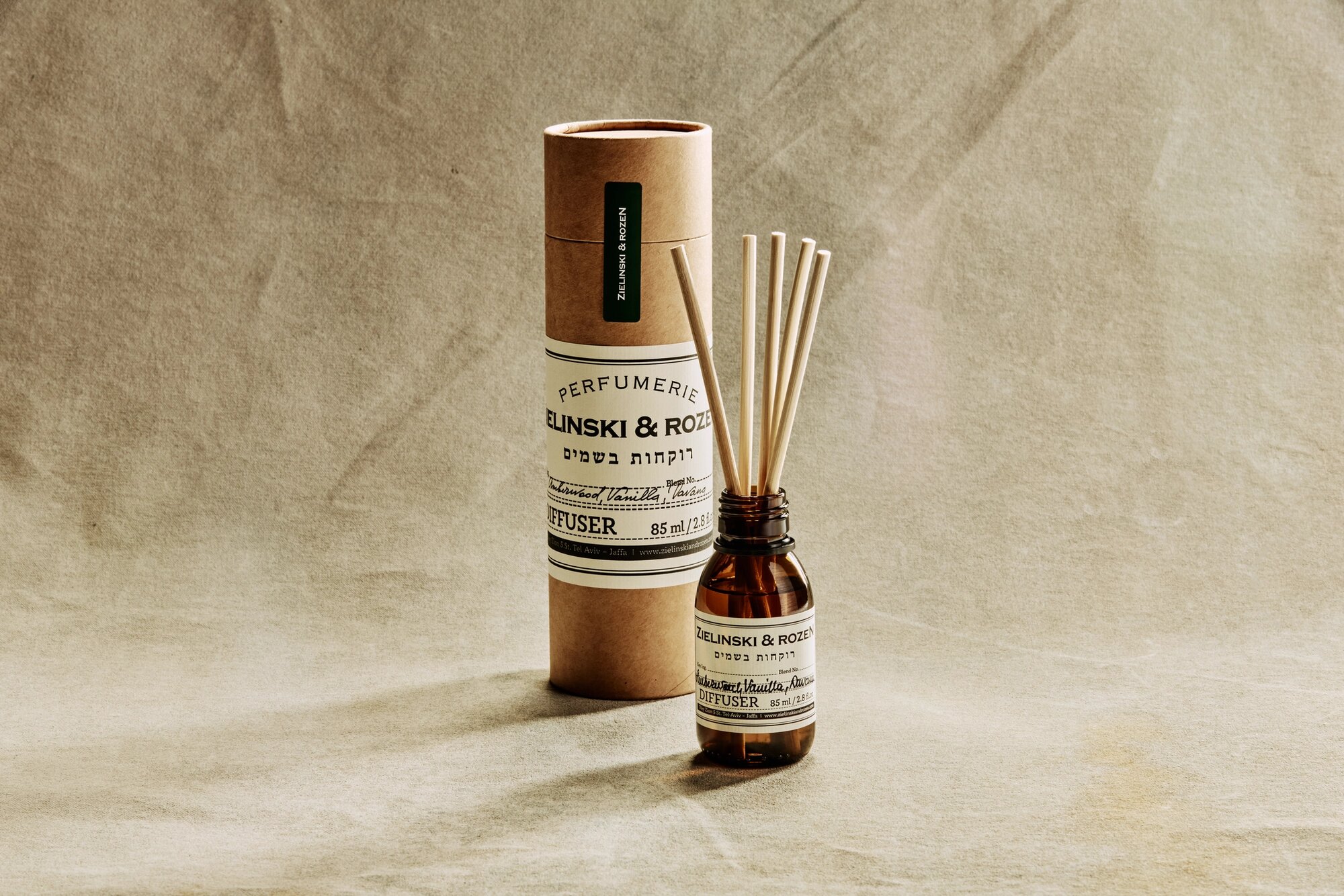 Zielinski & Rozen Диффузор для ароматерапии Амбервуд, Ваниль, Давана 85мл
