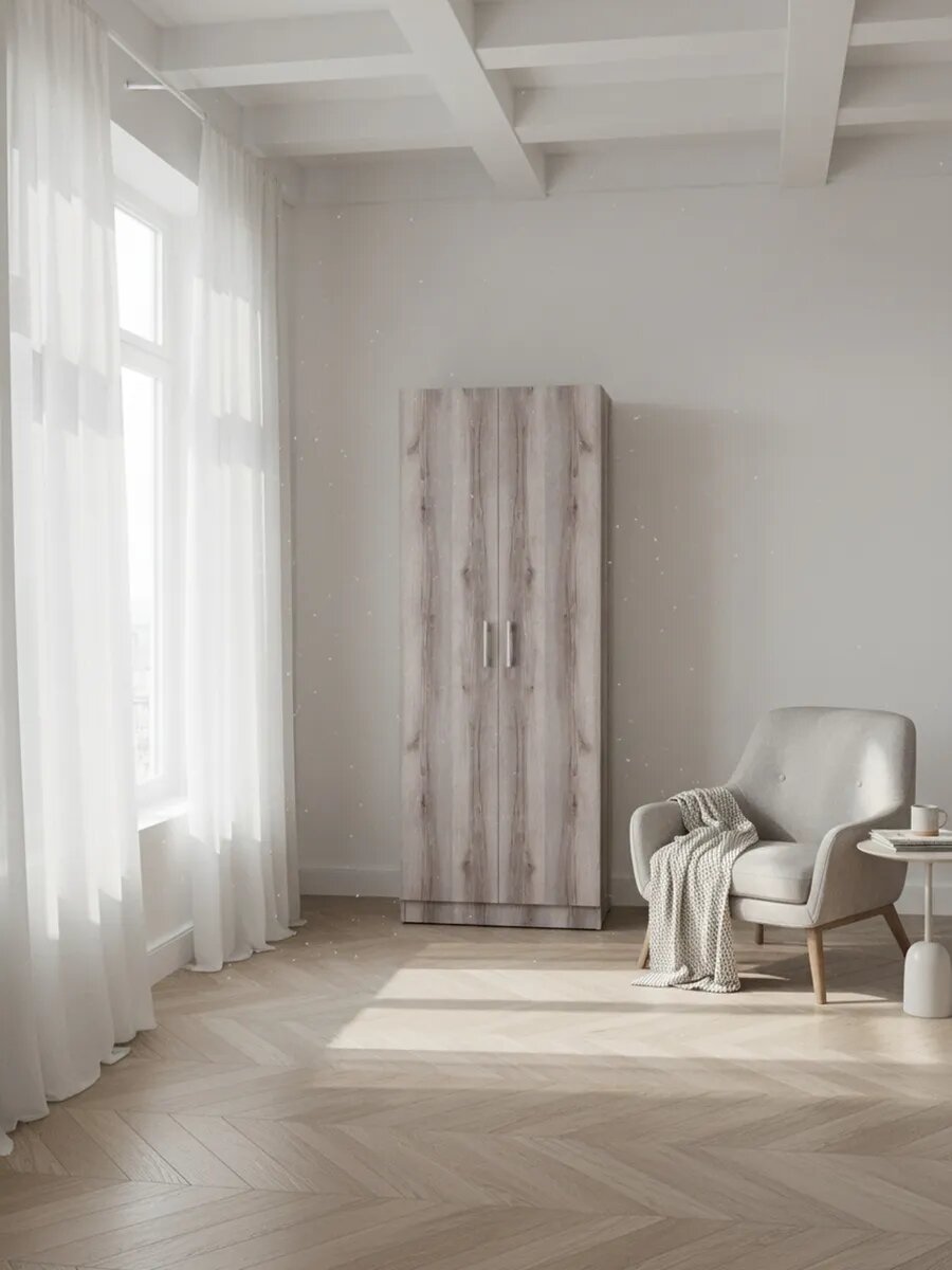 Шкаф FRESTER распашной для одежды с полками в спальню на балкон, от производителя