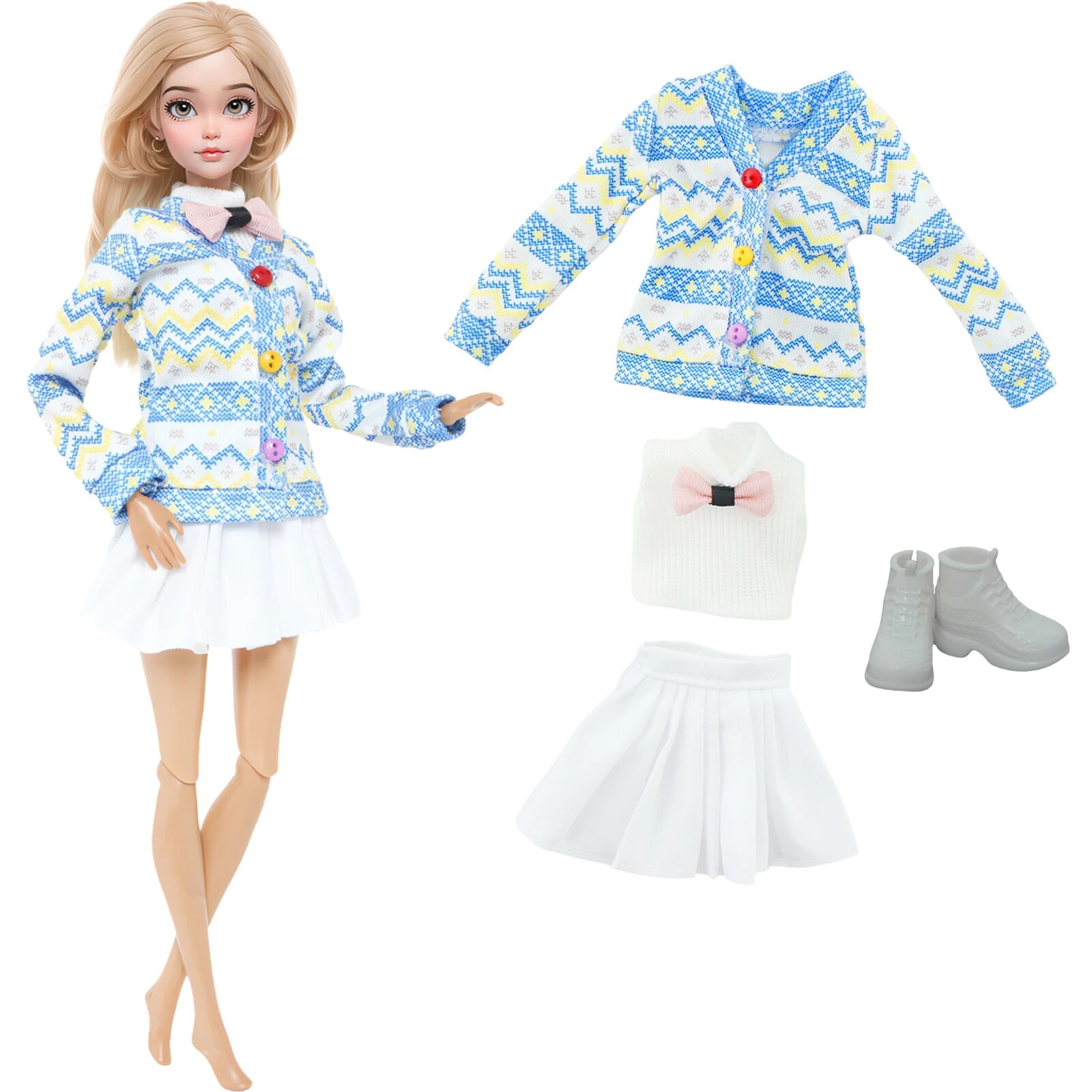 Комплект одежды для куклы 1/6 30 см NO. K1