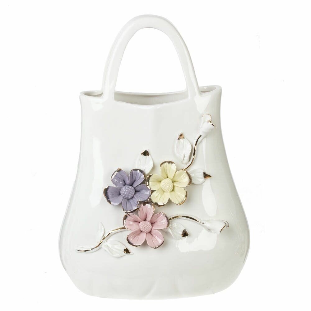 Ваза для искусственных цветов "Сумочка", 1400 мл, 20х12х30 см