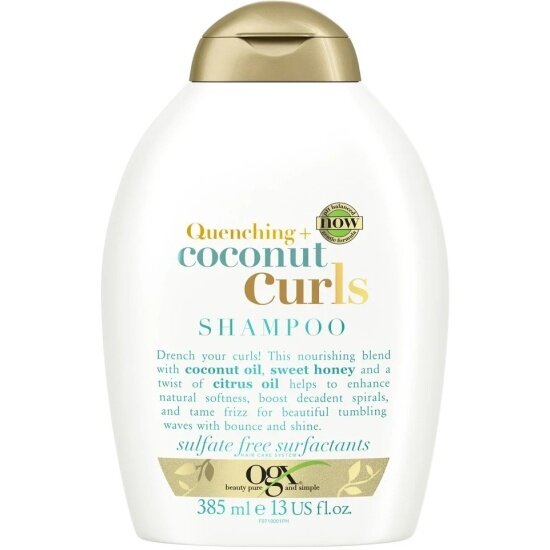 Шампунь для вьющихся волос Ogx с маслом кокоса, 385 мл