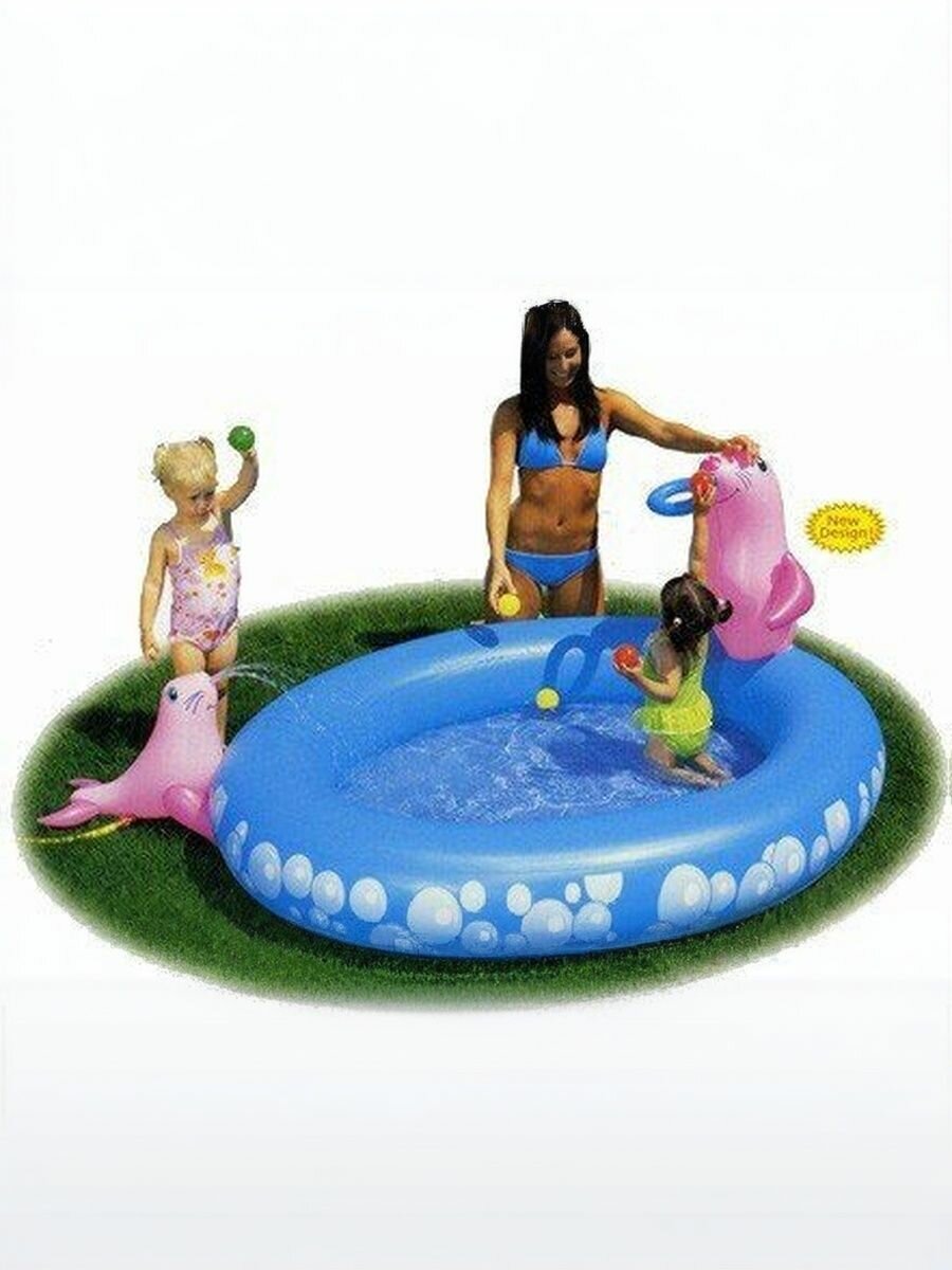 Надувной игровой центр BESTWAY Морской котик 53029