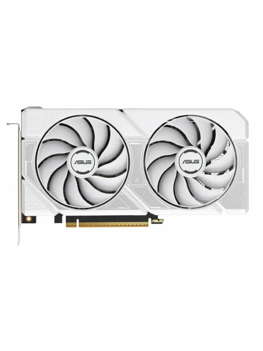 Видеокарта PCI-E ASUS GeForce RTX 5060 DUAL OC WHITE (DUAL-RTX5060-O8G-WHITE) 8GB GDDR7 128bit 2565/28000MHz HDMI 3*DP
