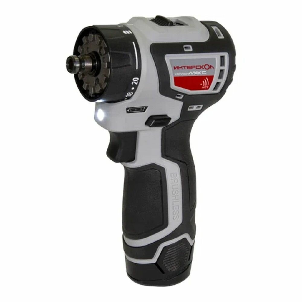Интерскол ДА - 10 12В 36 комбимакс бесщеточная аккум. дрель - шуруп 687.2.2.77