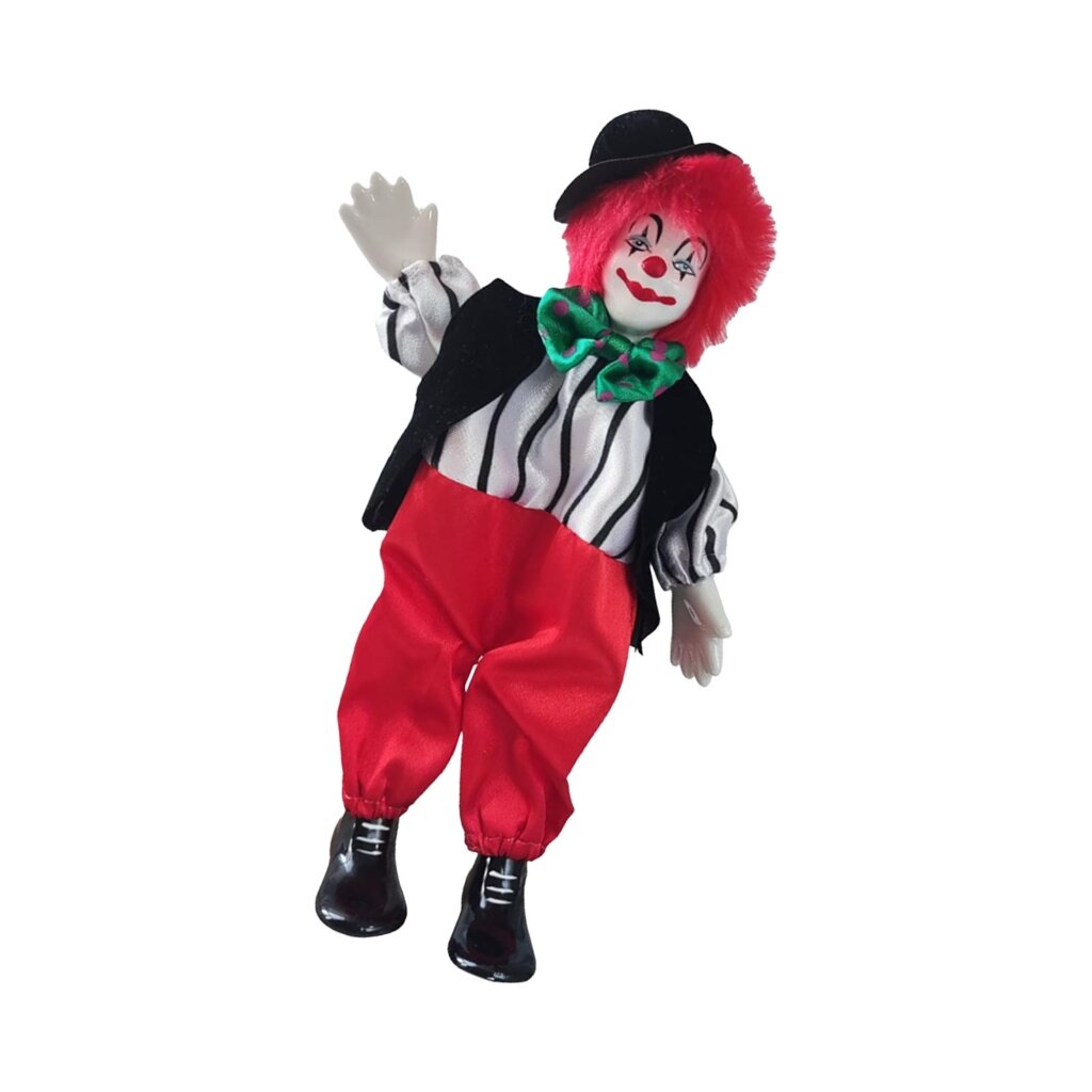 8-дюймовая западная керамическая кукла-клоун
