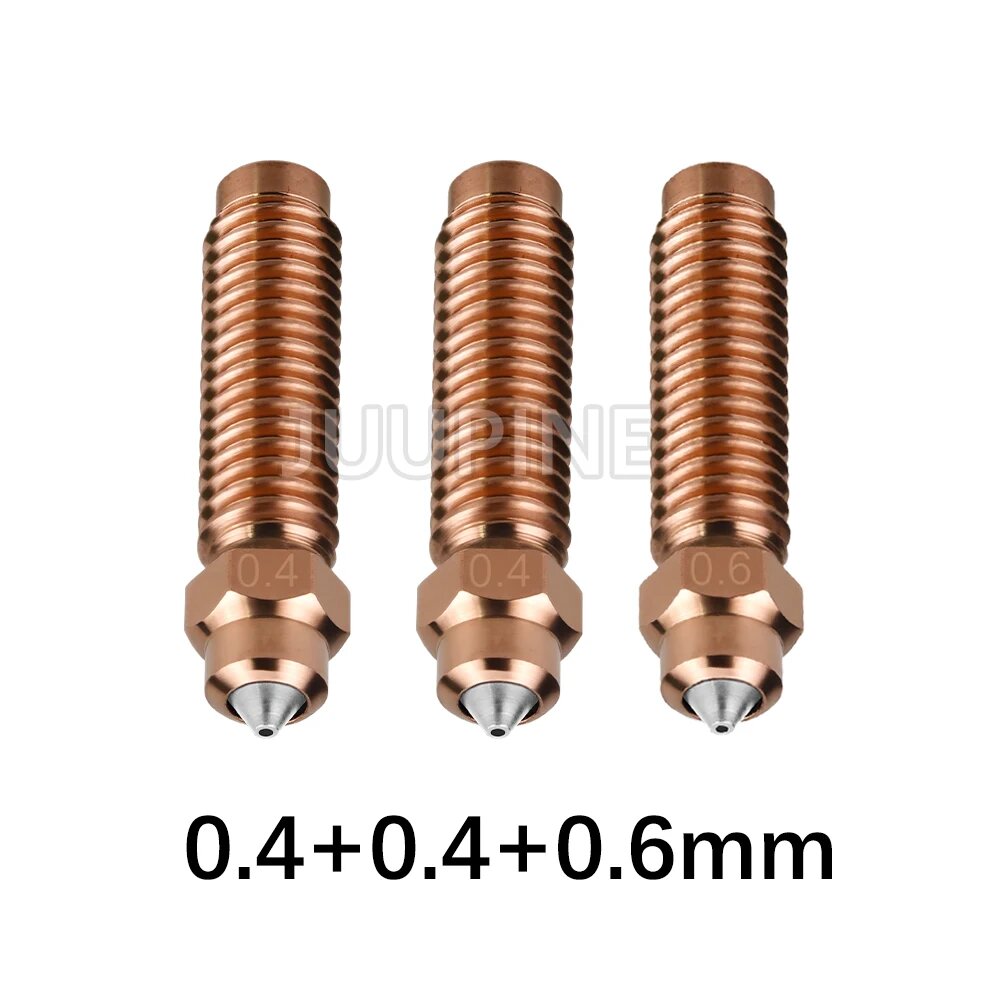Форсунки JUUPINE 0.4+0.4+0.6 мм, 2 шт, Mix