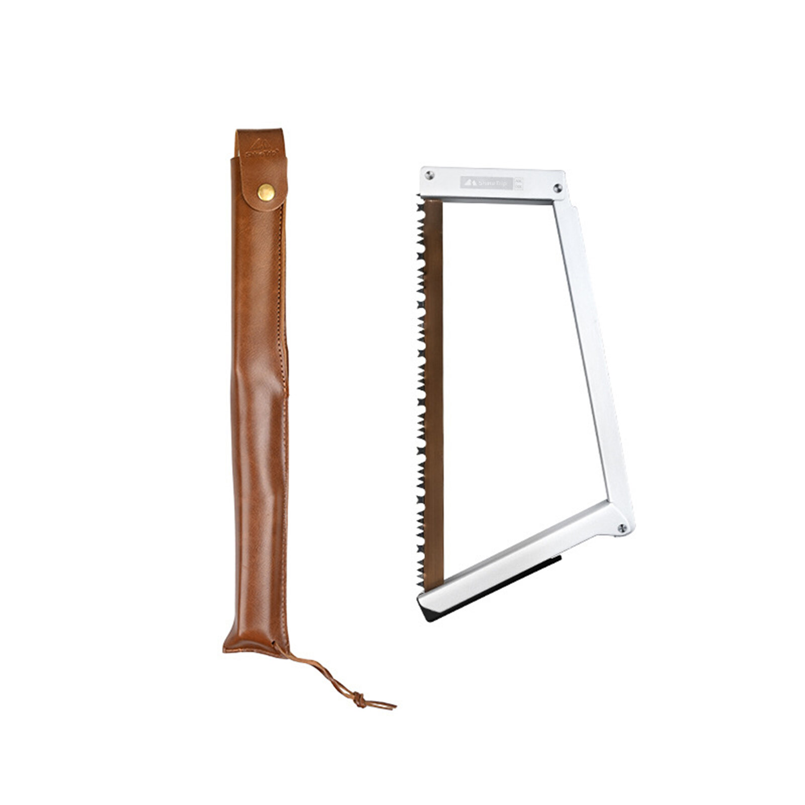 Складная пила для кемпинга и выживания, складная лучковая пила для резки как сухой, так и влажной древесины, лезвие из стали с высоким содержанием марганца, легкий алюминиевый нейлоновый корпус