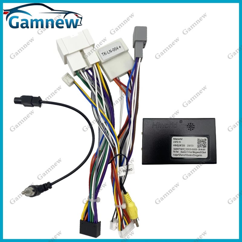 Автомобильный 16-контактный адаптер жгута проводов Android Canbus Box декодер для Renault captur Clio 4 Triber Dacia Duster Sandero 2016