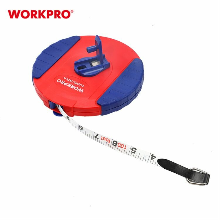 Лента измерительная 50м, стекловолокно, закр. пластиковый корпус WORKPRO