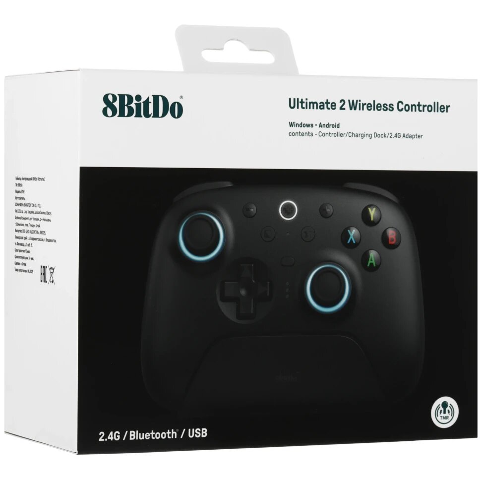 Геймпад беспроводной 8BitDo Ultimate 2 черный, Android, PC, Bluetooth