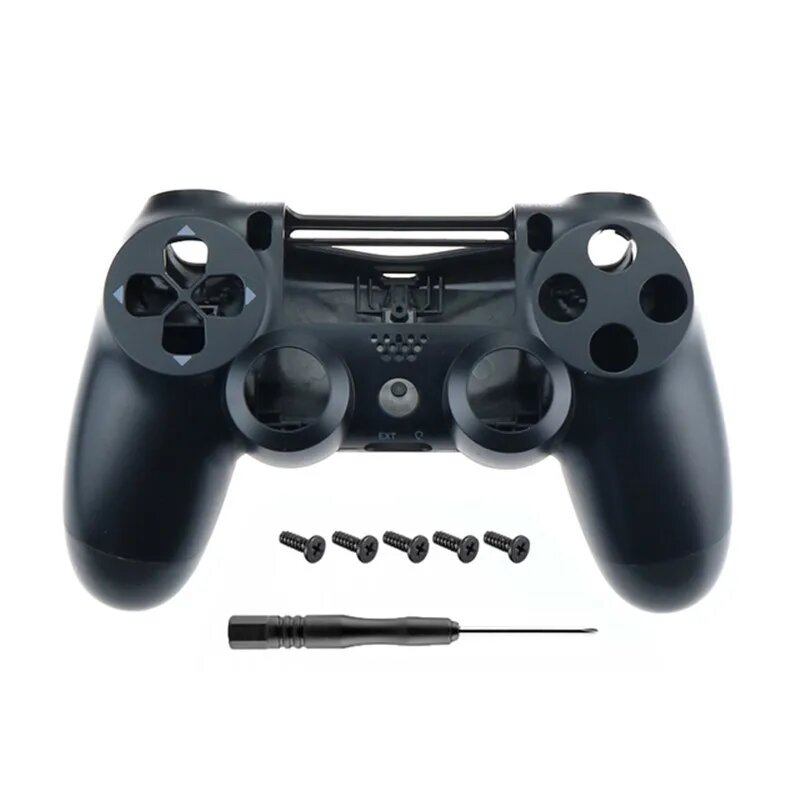 Черный корпус для контроллера PS4 DualShock 4 с отверткой
