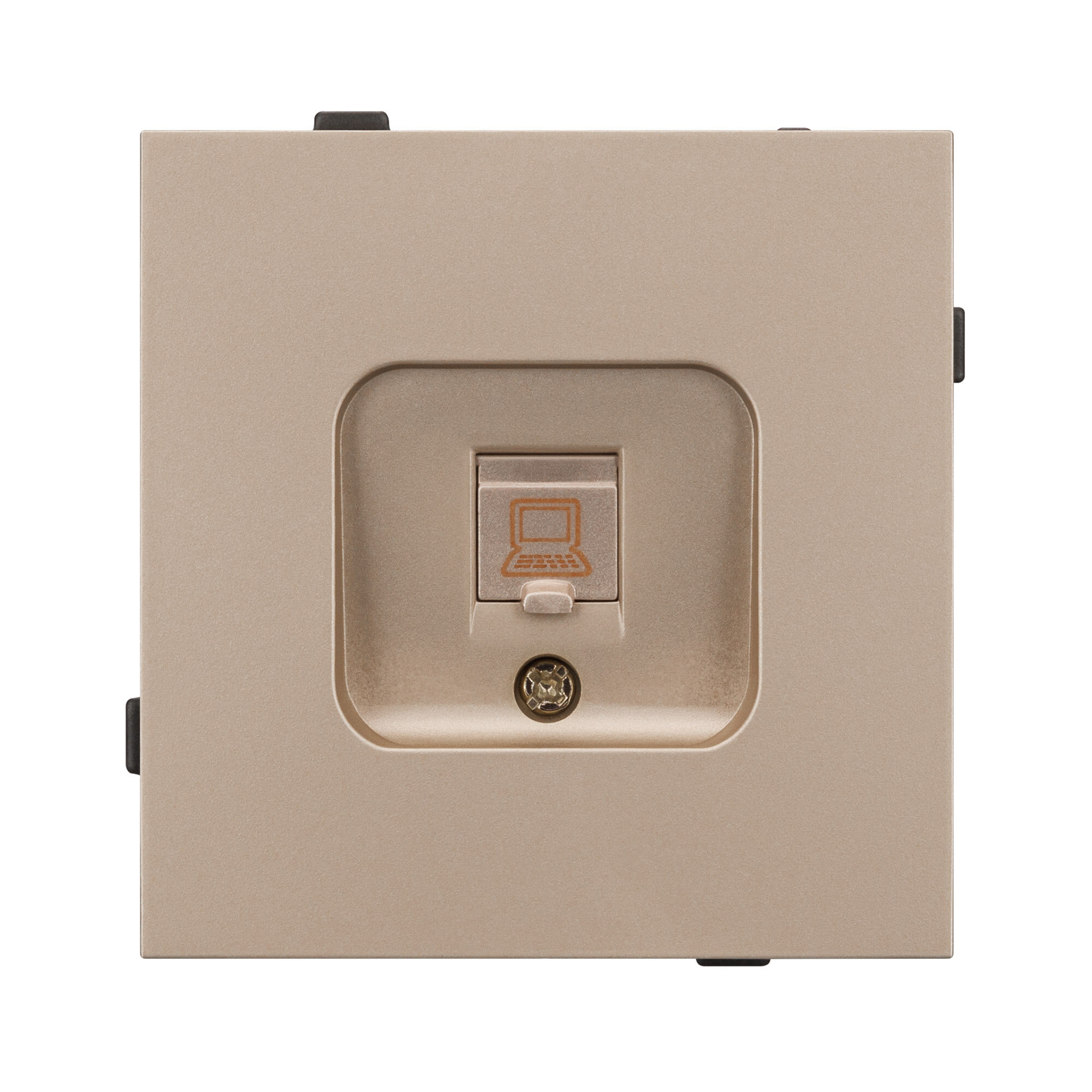 Розетка Arlight Механизм компьютерной розетки SCT-TENDO-MPC1-PL-GD (RJ-45, CAT6) (Arlight, -)