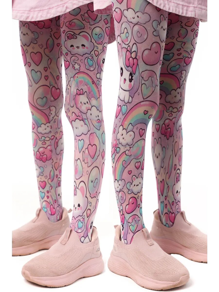 Колготки TTights, 50 den, размер 5-7 лет, черный, синий, бежевый, коричневый, белый — фото 1