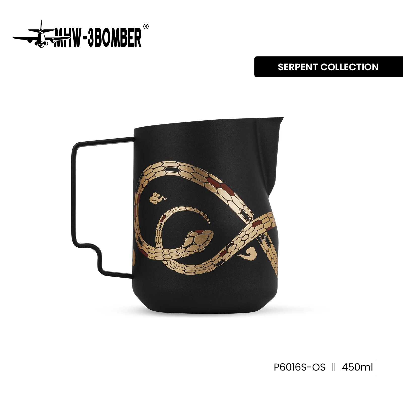 MHW-3BOMBER кувшин для вспенивания молока из нержавеющей стали 450ml
