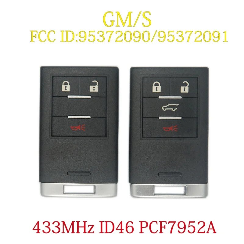 Автомобильный ключ BaoJiangDa для Chevrolet Captiva 2014-2016 Holden, умный пульт дистанционного управления, частота 434 МГц PCF7952A, чип послепродажного обслуживания