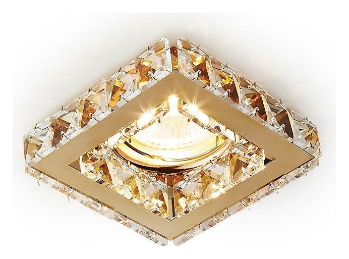 Встраиваемый светильник Ambrella Light Crystal K110 K110 CL/G Модерн
