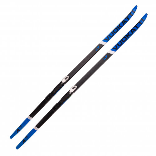 Лыжный комплект Vuokatti без палок NNN Step-in (Step), Black/Blue, 150 см