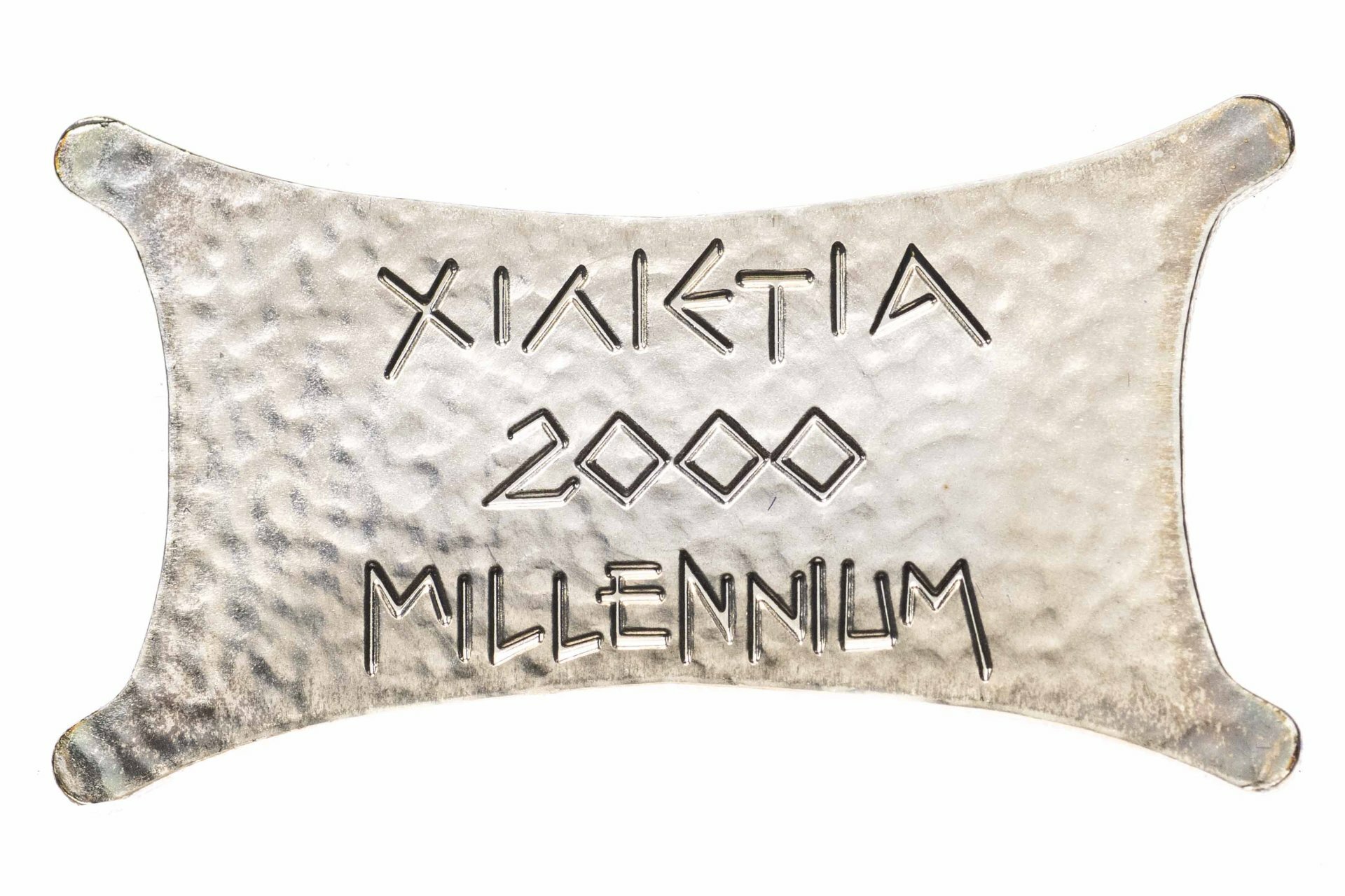 Кипр 2 фунта 2000 "Миллениум" в капсуле, Серебро 925, в сохранности UNC