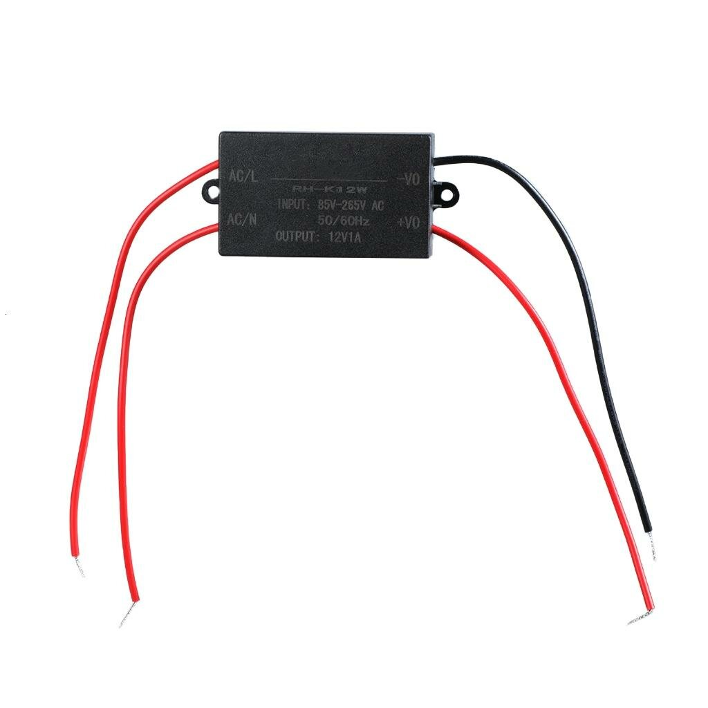 Адаптер питания AC85V ~ 265V к DC12W черный-12V1A