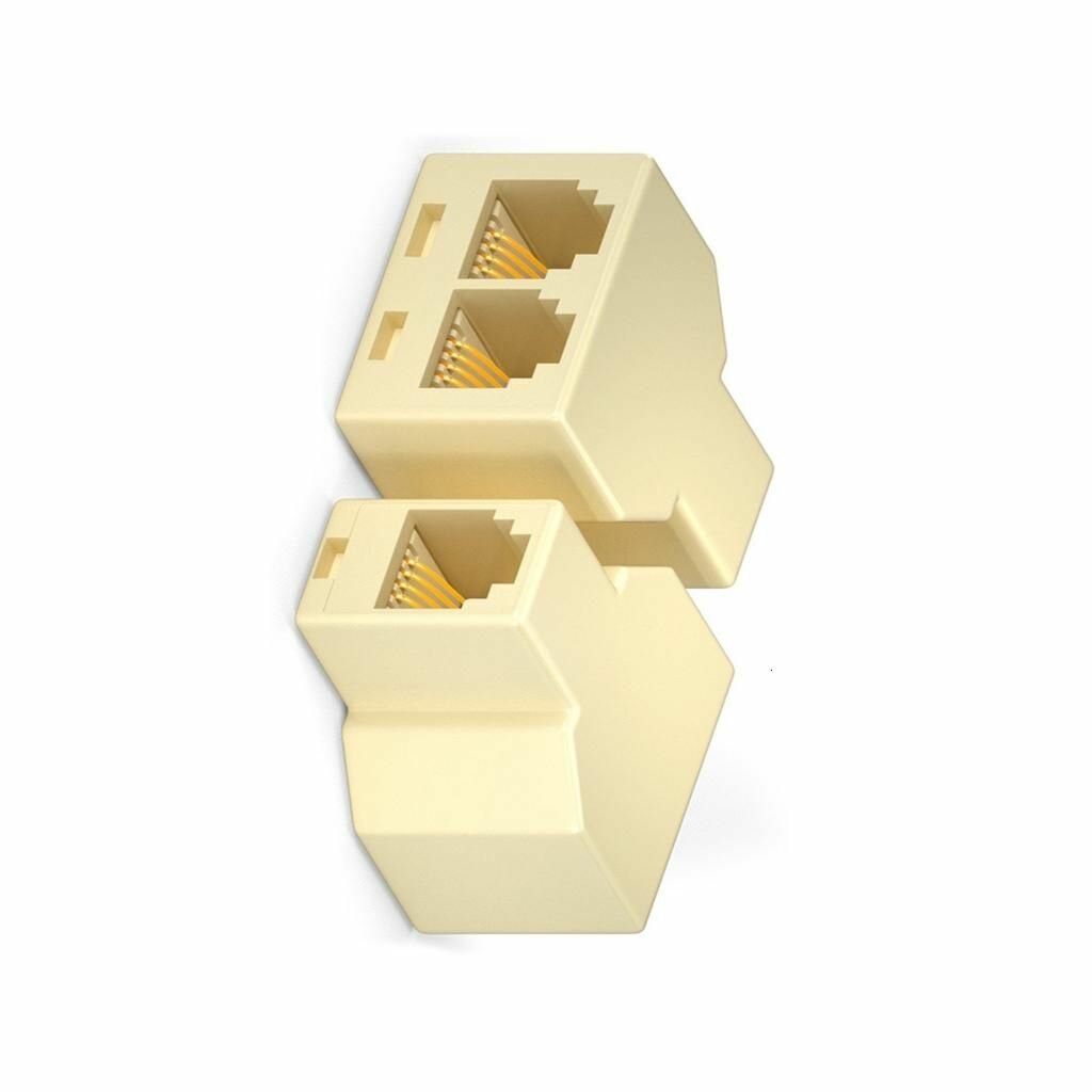 Адаптер питания, Телефонный разветвитель RJ11 "один в двух" -док-разъем для подключения телефона