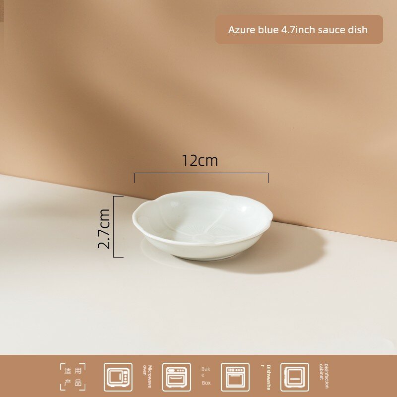 Фарфоровые соусники 4,7 дюйма комплект из 2 шт, изысканная посуда для соусов