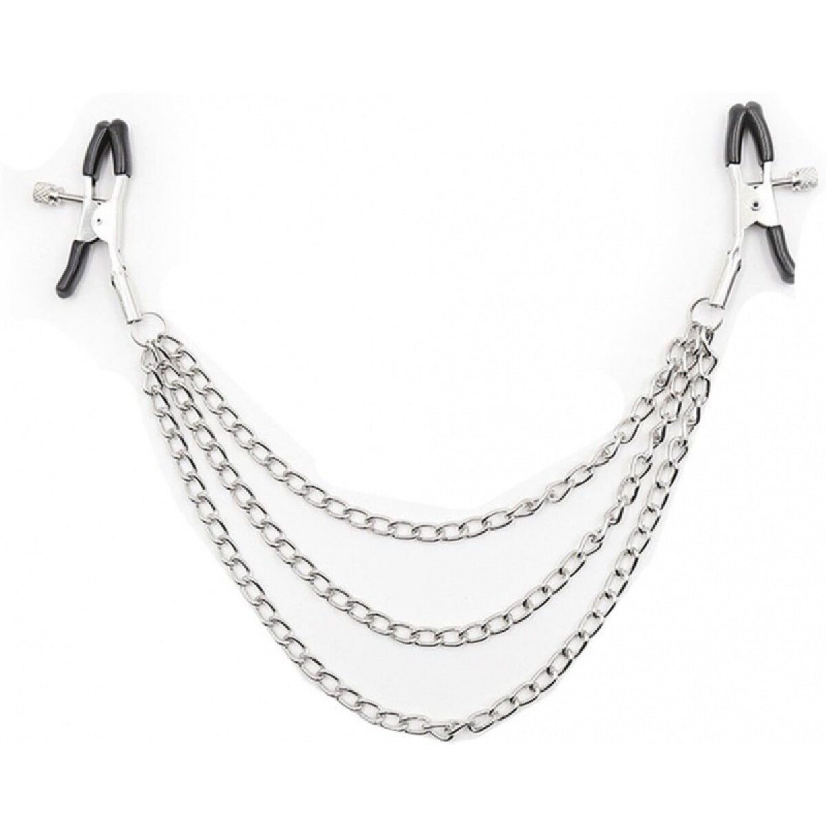 Зажимы на соски Erohot Collection Three-level, серебристый, металл