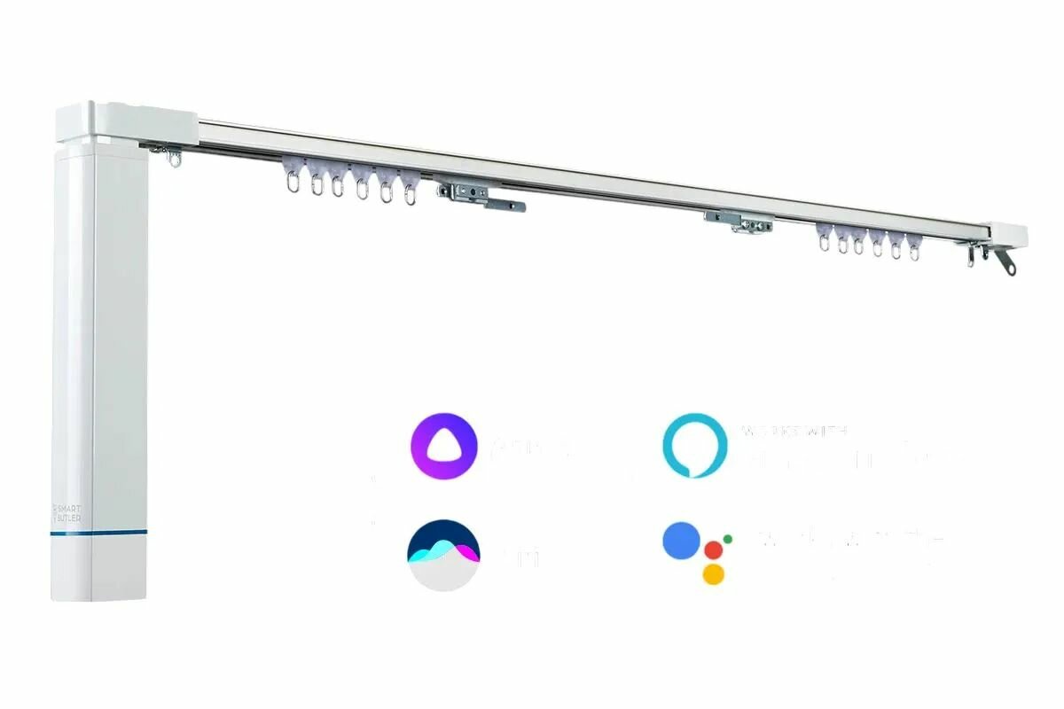 Электрокарниз Smartbutler для раздвижных штор TUYA Wi-Fi 6.2 м