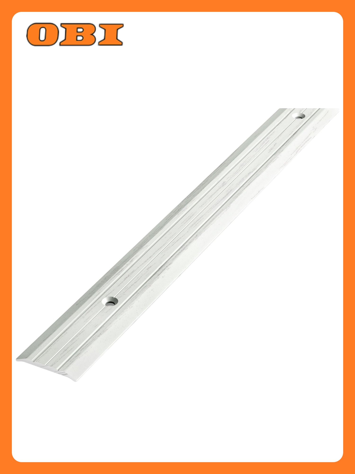 Порог одноуровневый лука ПС 01 1800. R174 береза алюминий 1800х25 мм