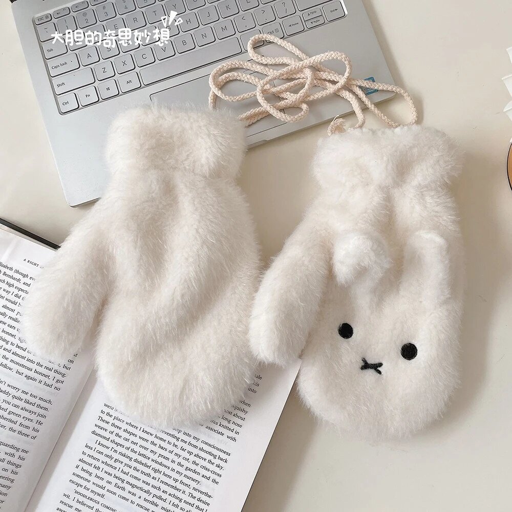 Мягкие варежки Miffy из хлопка