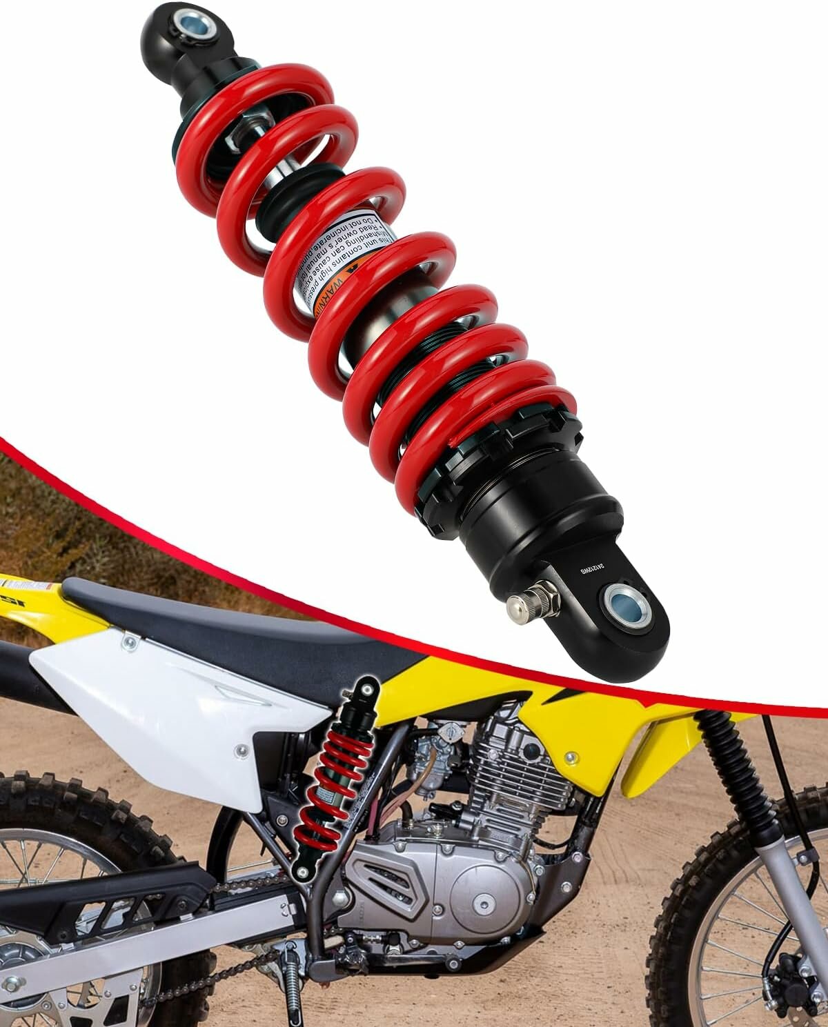 10.23' 260mm задний амортизатор Амортизация ударов на мотоциклах Универсальный