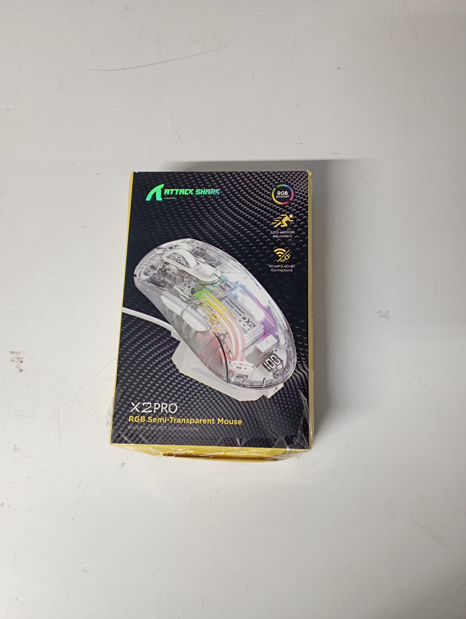 Беспроводная игровая мышь Attack Shark X2 Pro, черный