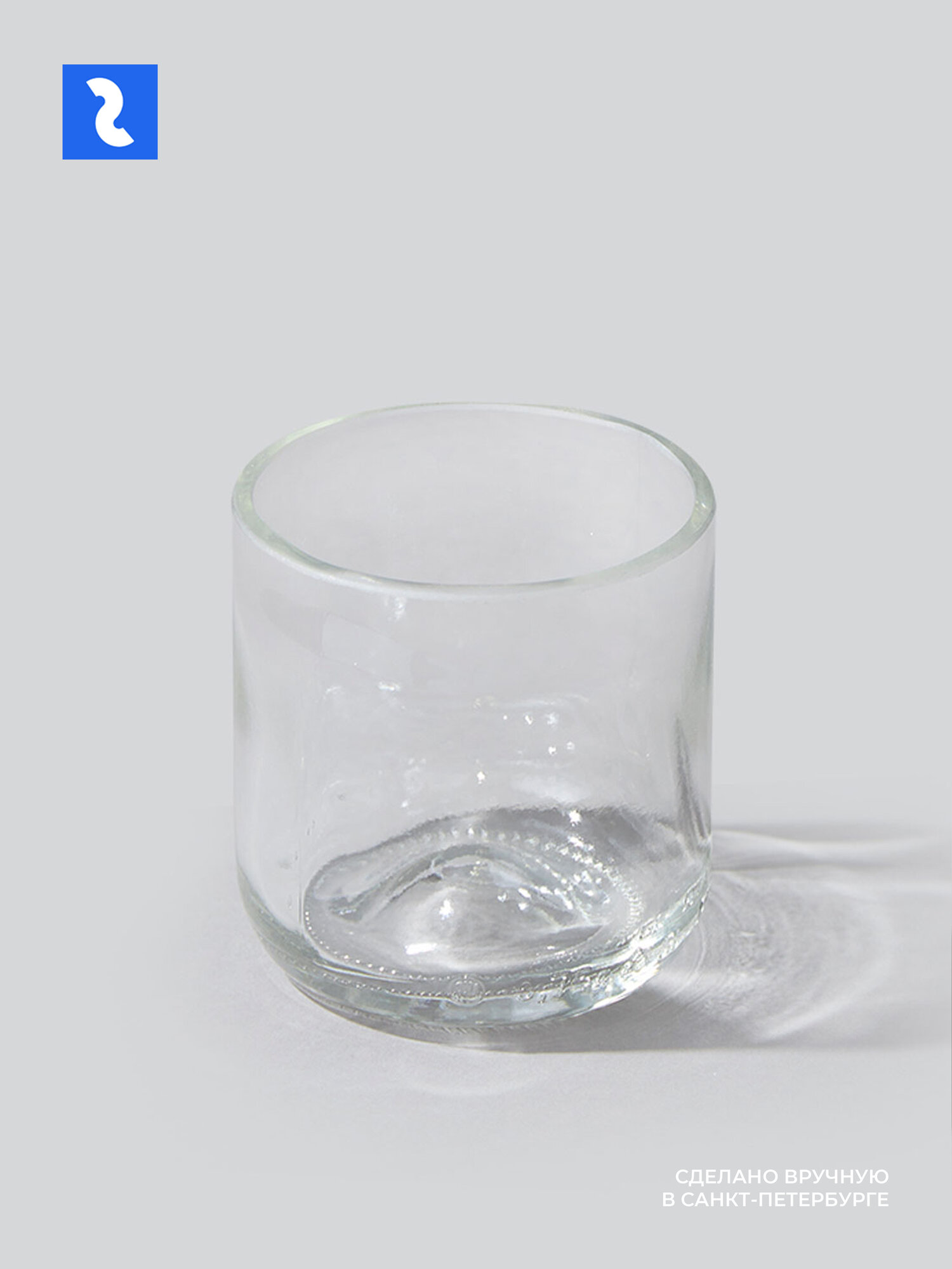 Стакан Solid Water Re 325, бесцветный, стекло, 325 мл, мытьё в посудомойке