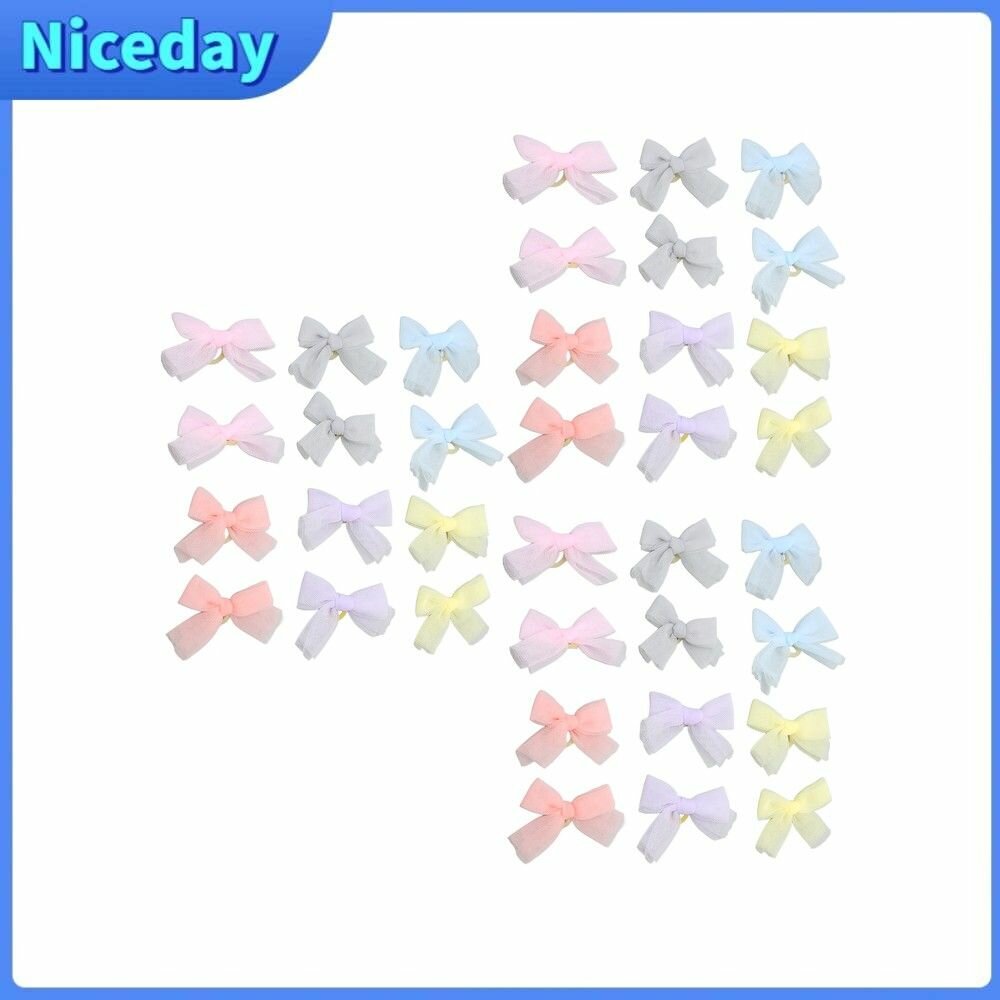 36 шт банты из собачьей шерсти, модные