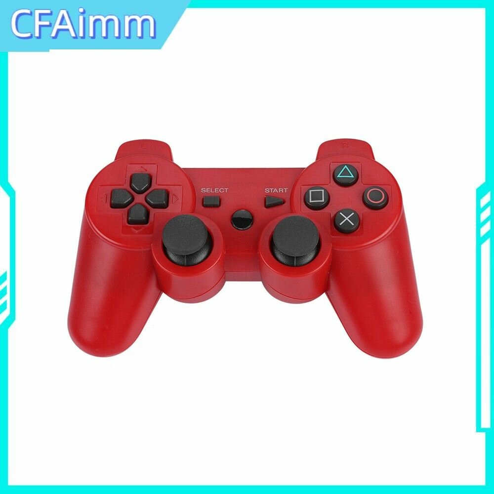 Беспроводной Bluetooth-геймпад для PS3 (красный)