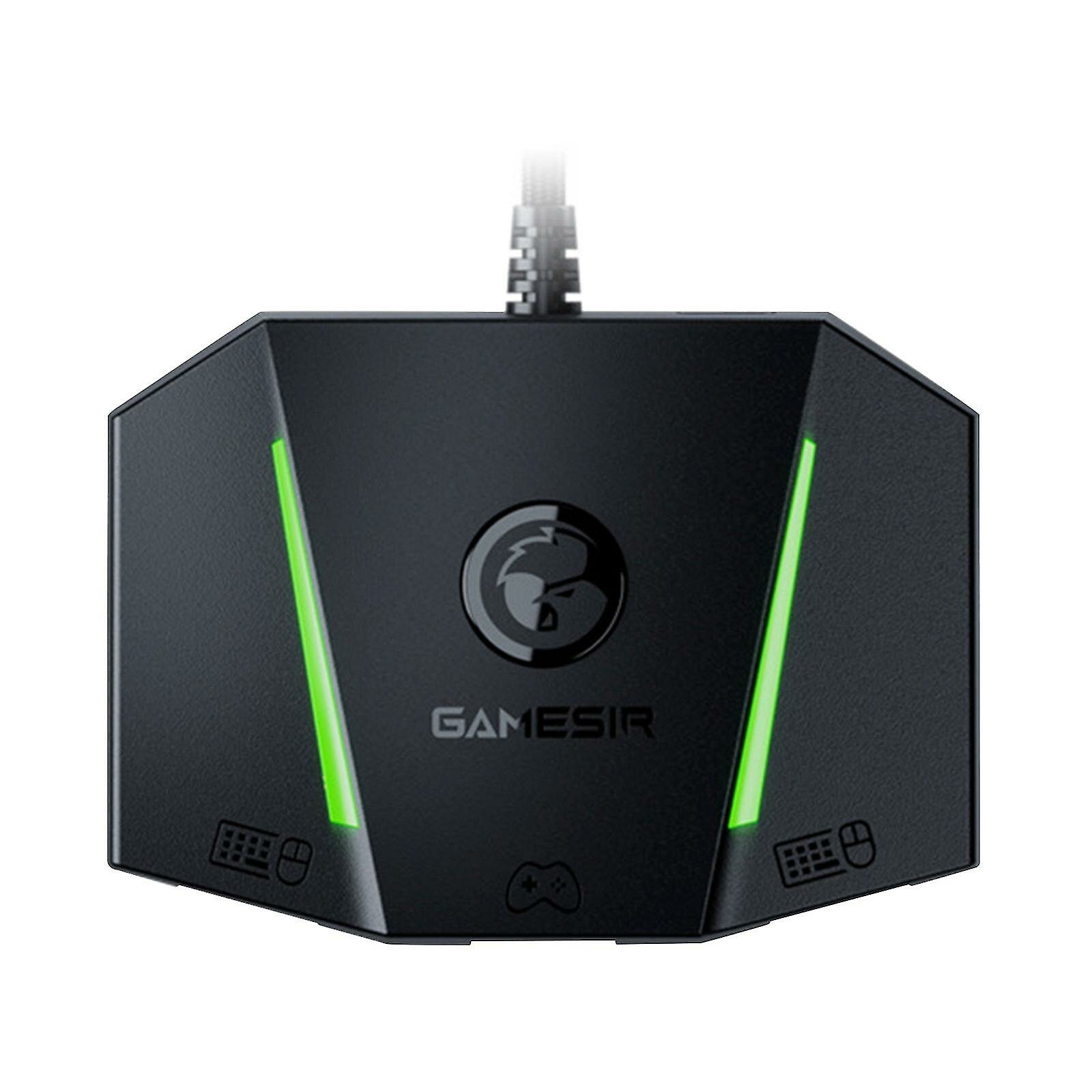 Vx Aimbox Адаптер Контроллер Клавиатура Конвертер для Ps4, Xbox One, Xbox Series X/S, PlayStation 5, Nintendo Switch, Материал ABS, Подключение Проводное, Bluetooth 5.0, Без Встроенной Батареи, В комплект входят 1 Конвертер, 1 Кабель Type-C, 1 Кабель